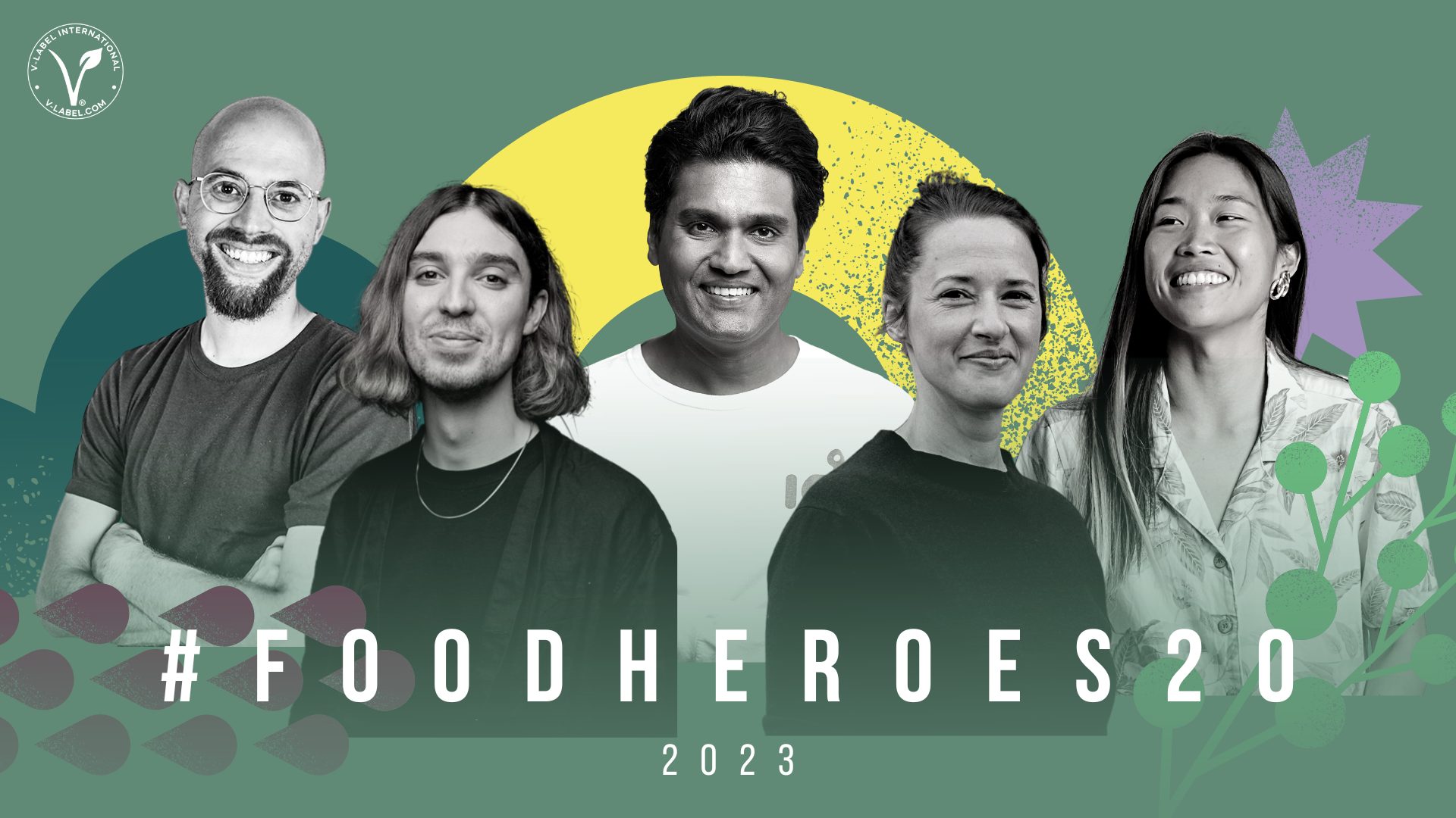 V-Label Unveils the Food Heroes of 2023: 20 Individuals Transforming ...
