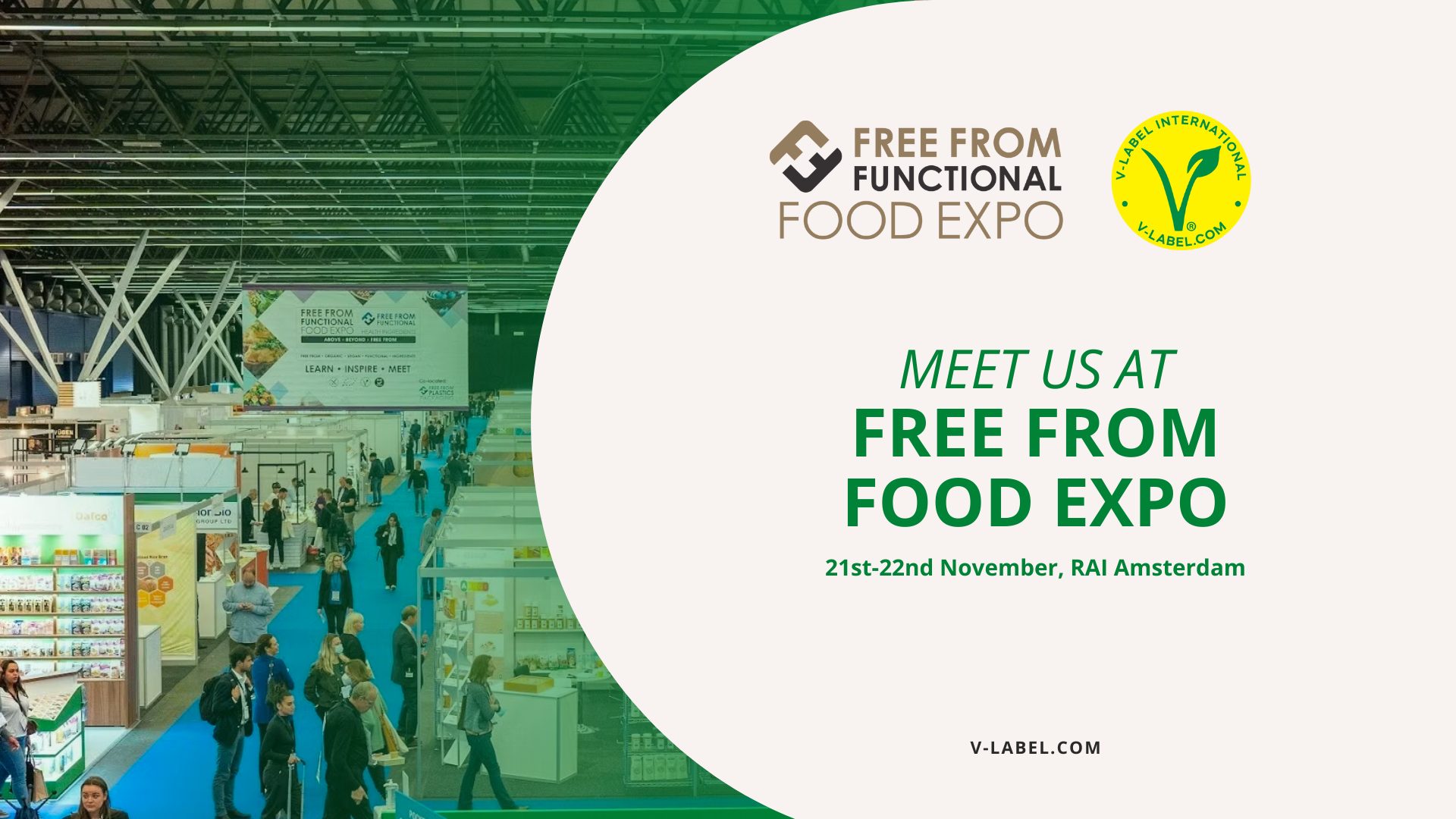 V-Label partners with Free From trade fairs - V-Label