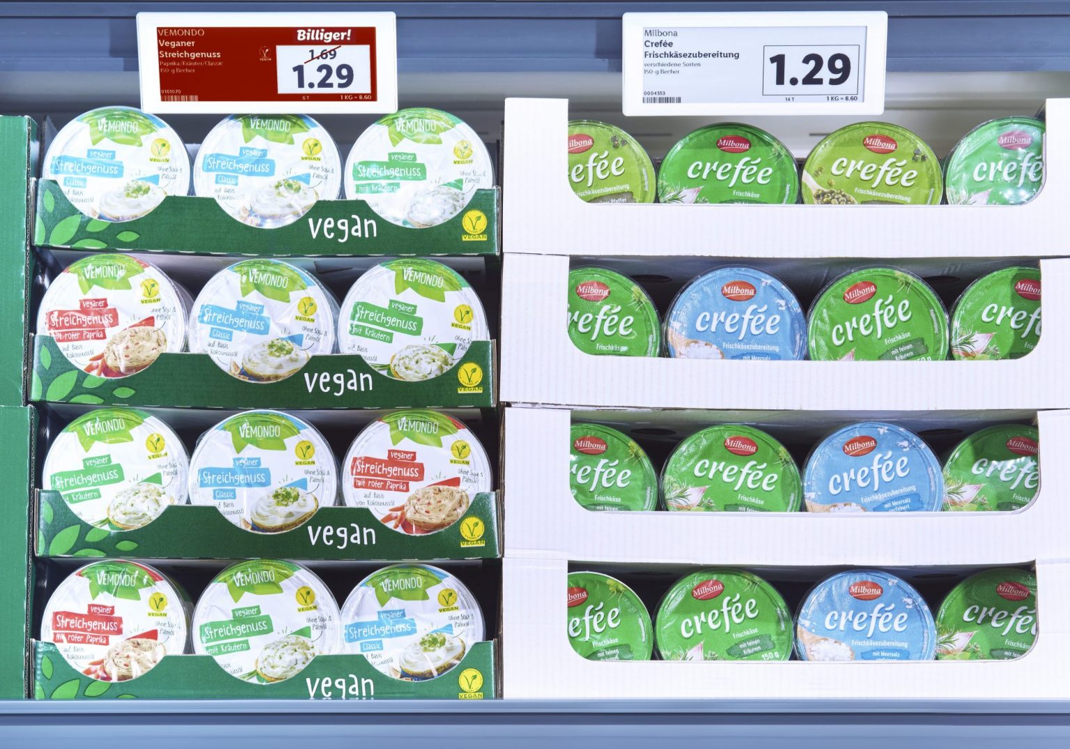 Lidl and Kaufland in Germany decreased prices of their private-label ...
